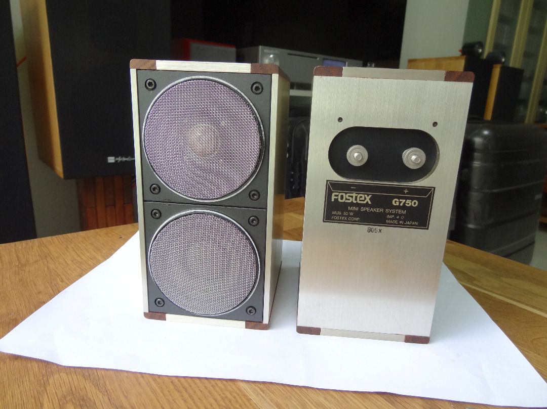 Fostex G750 Mini Speaker System, Audio, Other Audio Equipment on Carousell