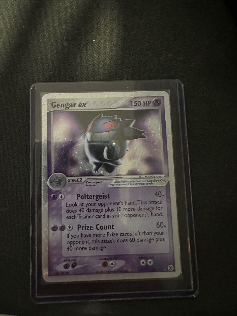 Gengar ex FireRed & LeafGreen Pokemon Card, Hobbies & Toys, Toys ...