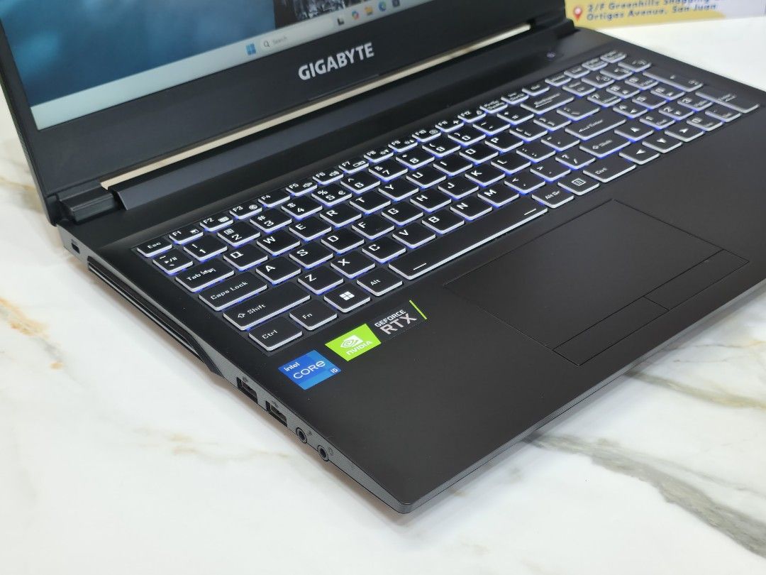 Gigabyte G5 KD AX201NGW i5 11400H 11th Gen 16GB 512GB SSD 15.6 inch IPS ...
