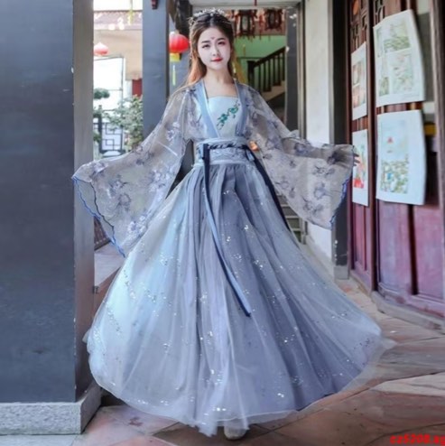 Hanfu Dress, Women's Fashion, Dresses & Sets, Traditional & Ethnic wear ...