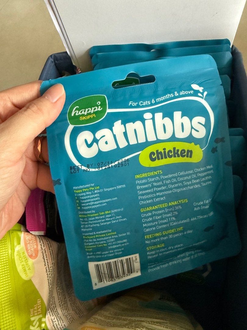 Happi Skippi Catnibbs Chicken Dental Treats, Pet Supplies, Pet Food on ...