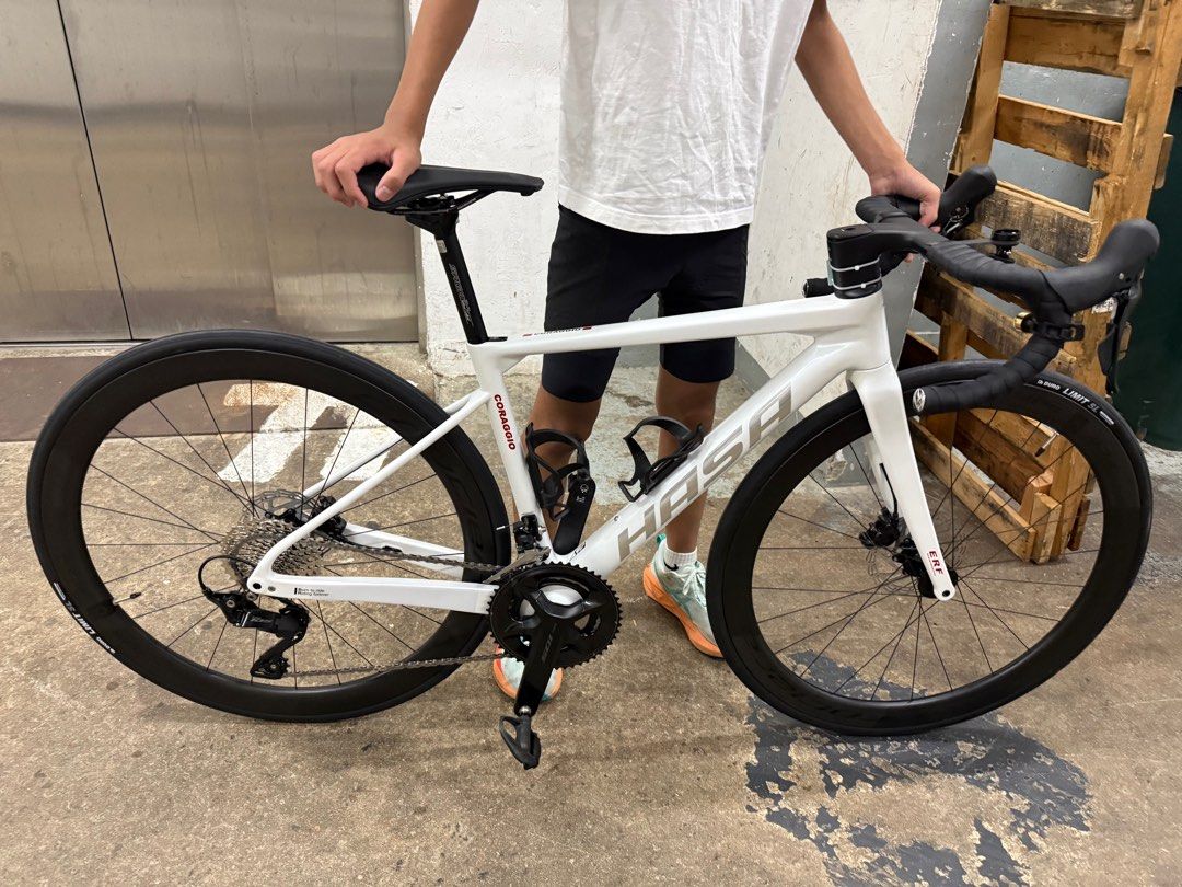 HASA CORAGGIO 公路車 有收據 碳纖維, 運動產品, 單車及配件, 單車 - Carousell