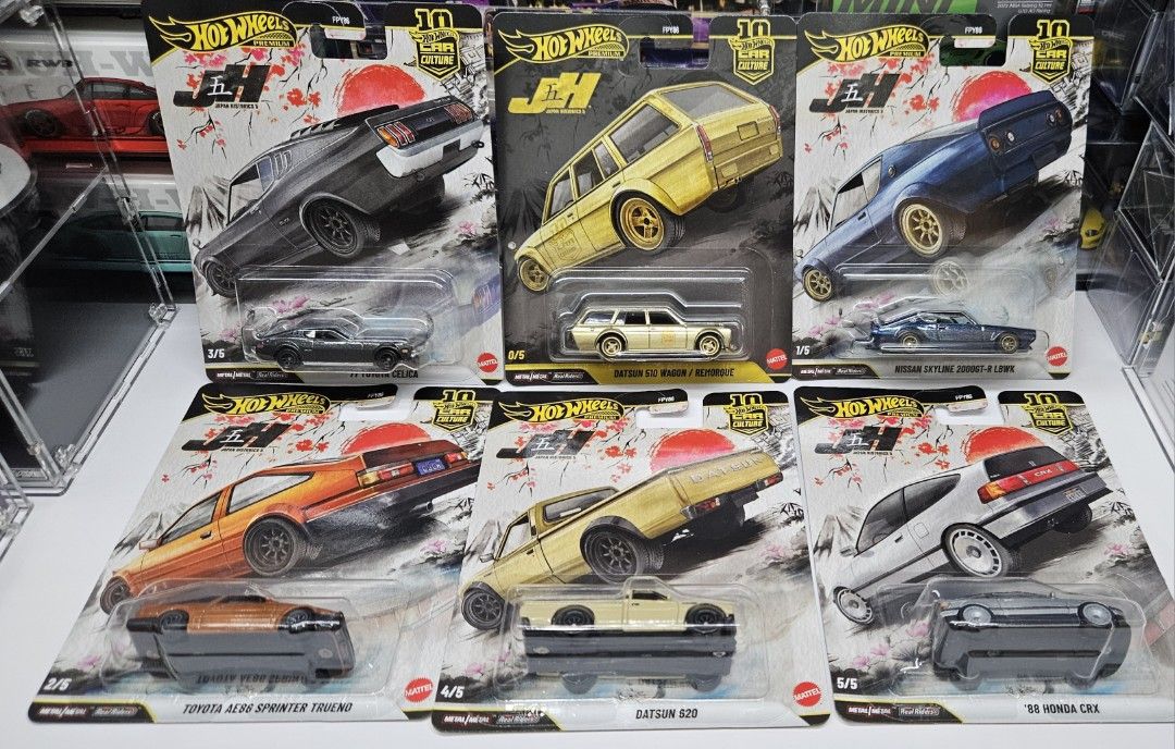 Hot Wheels Japan Historics 5 Diecast Cars, Hobbies & Toys, Toys & Games ...