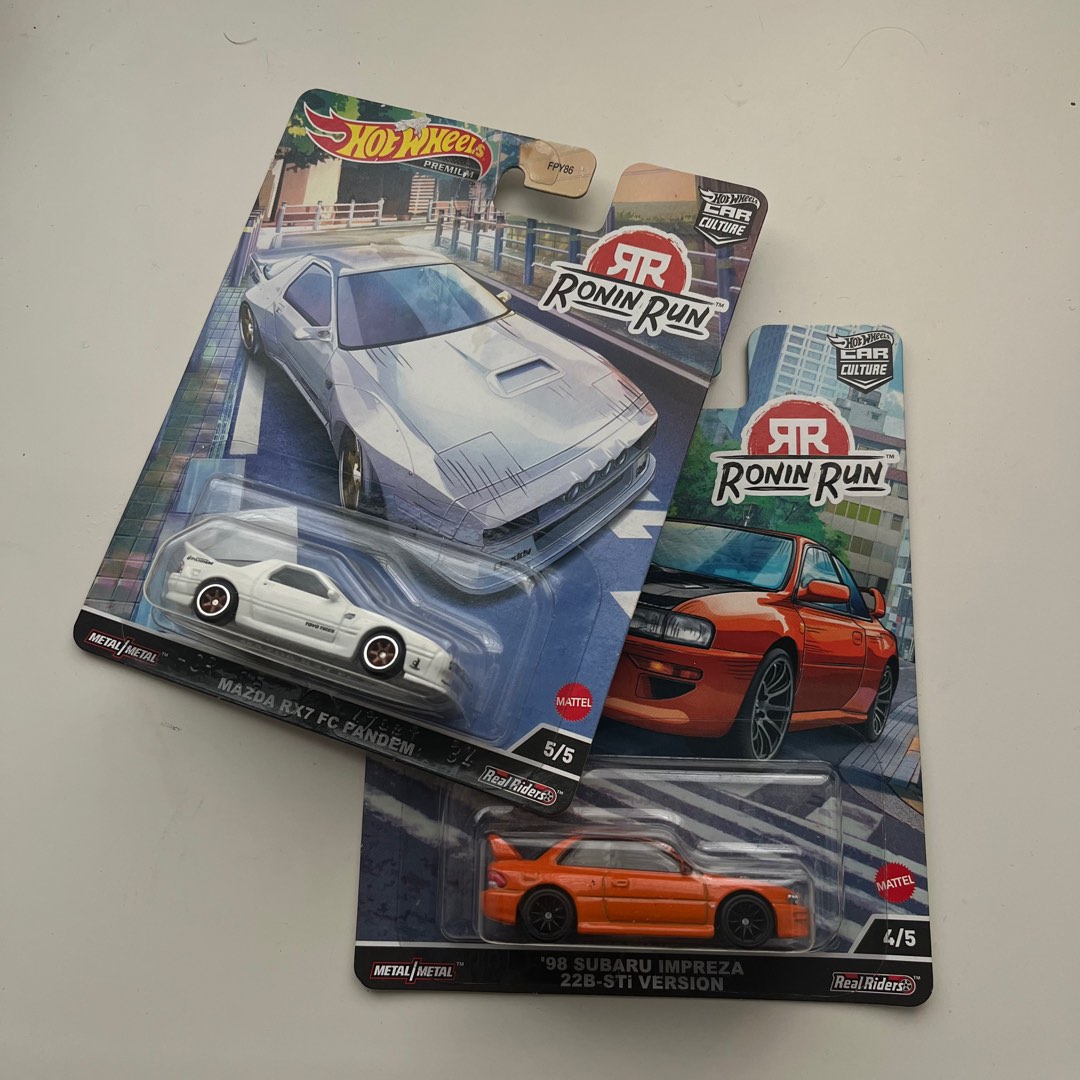 Hot Wheels Ronin Run Subaru Impreza & Mazda RX7, Hobbies & Toys, Toys ...