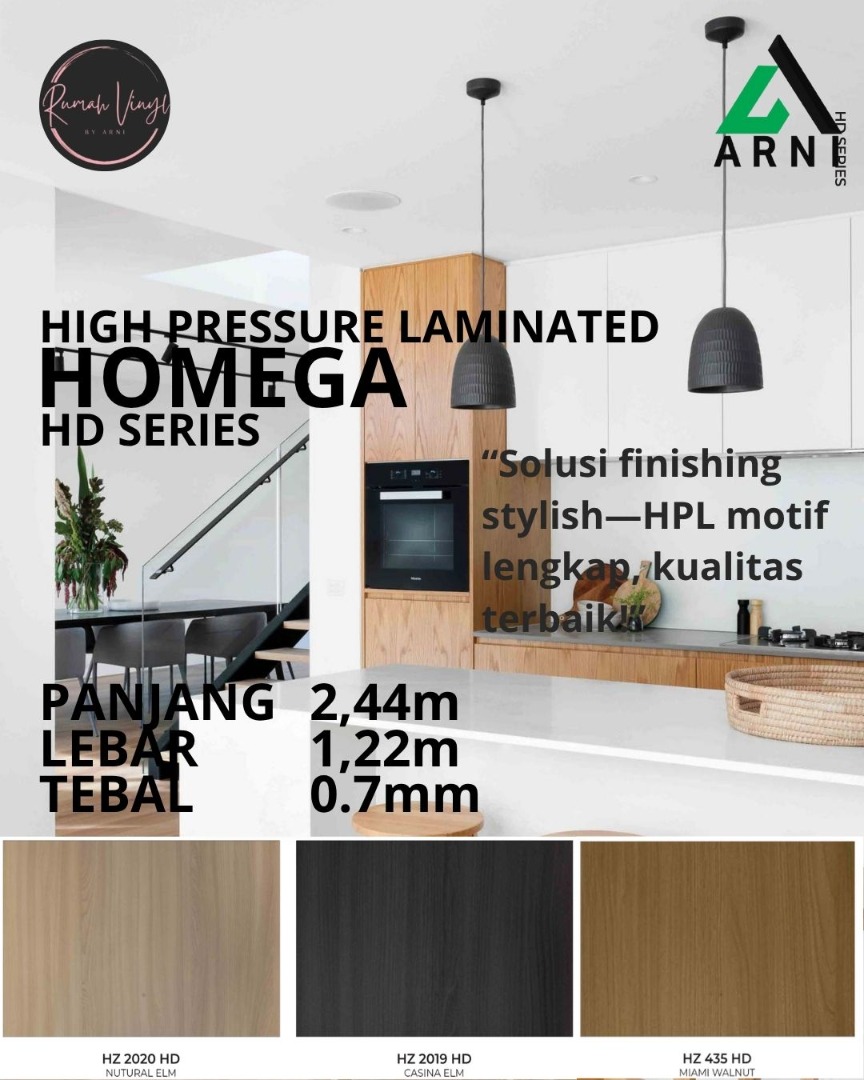 HPL Homega – High Pressure Laminate Premium 0.7mm x 1,22m x 2,44m ...