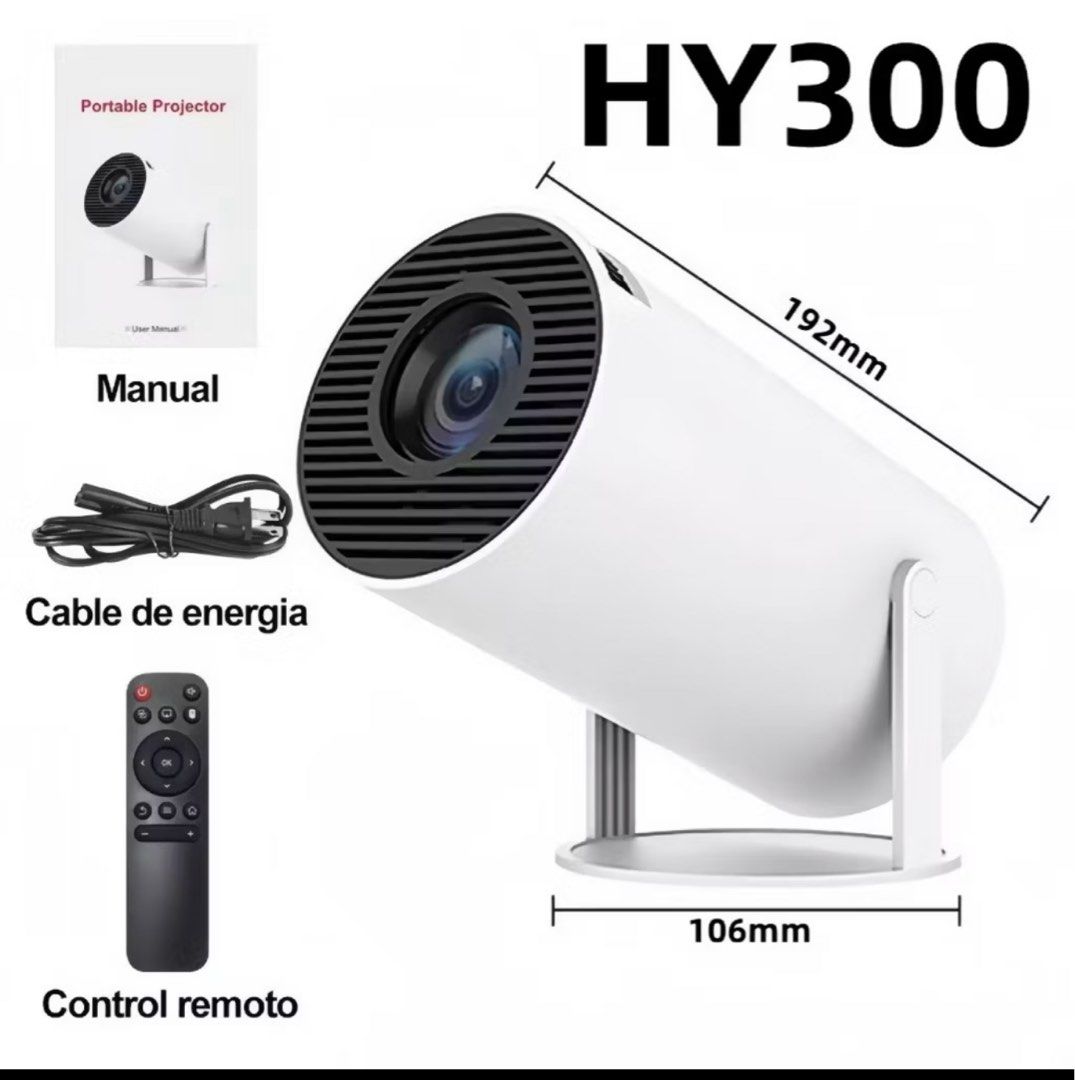 HY300 Portable Projector - Ultra HD, TV & Home Appliances, TV ...
