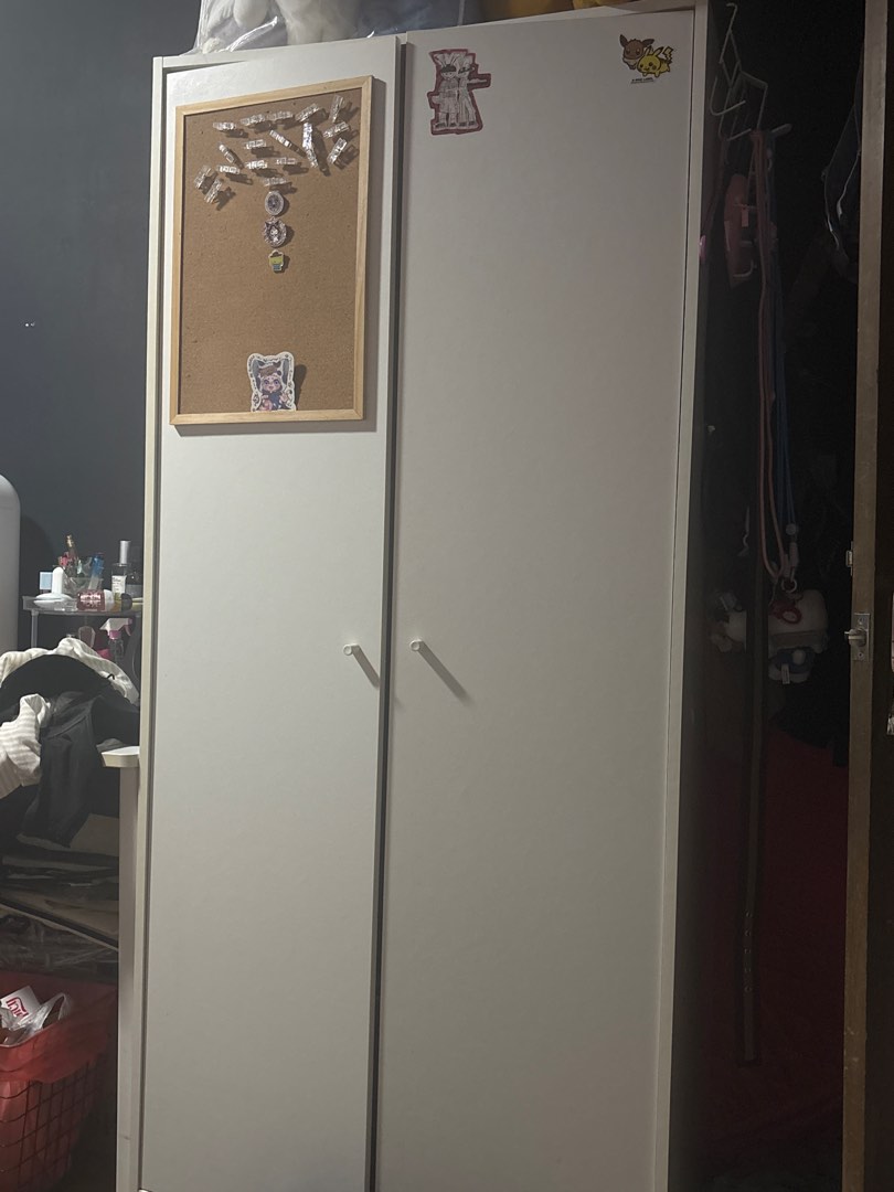 IKEA KLEPPSTAD White Wardrobe, Furniture & Home Living, Furniture ...