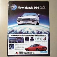 Iklan jadul Mobil New Mazda 626 GLX - original dari majalah lama, Buku ...