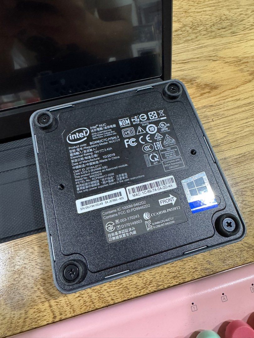 Intel NUC Mini PC NUC7CJYH Bundle with LSO2 Portable Monitor, Keyboard ...