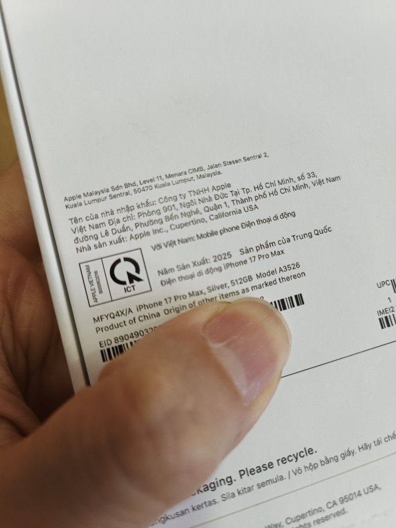 iPhone 17 Pro Max Silver 512GB, Mobile Phones & Gadgets, Mobile Phones ...