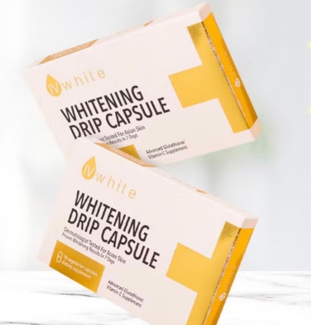 IV White Whitening Drip Capsule, Health & Nutrition, Health Supplements ...