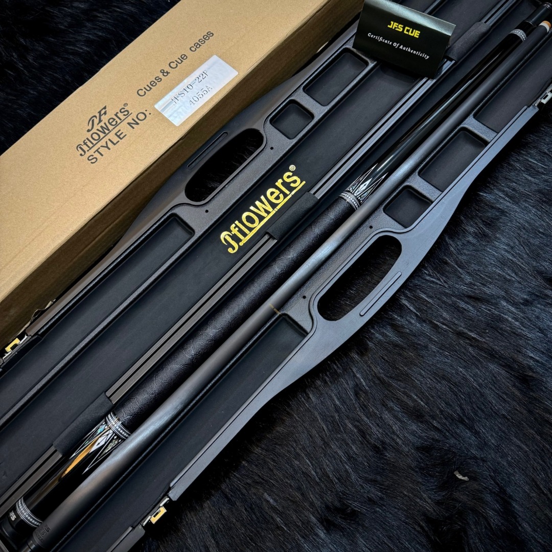 Jflowers JF10-22 Pool Carbon Fiber Cue (Free Upgrade to Taom Fusion ...