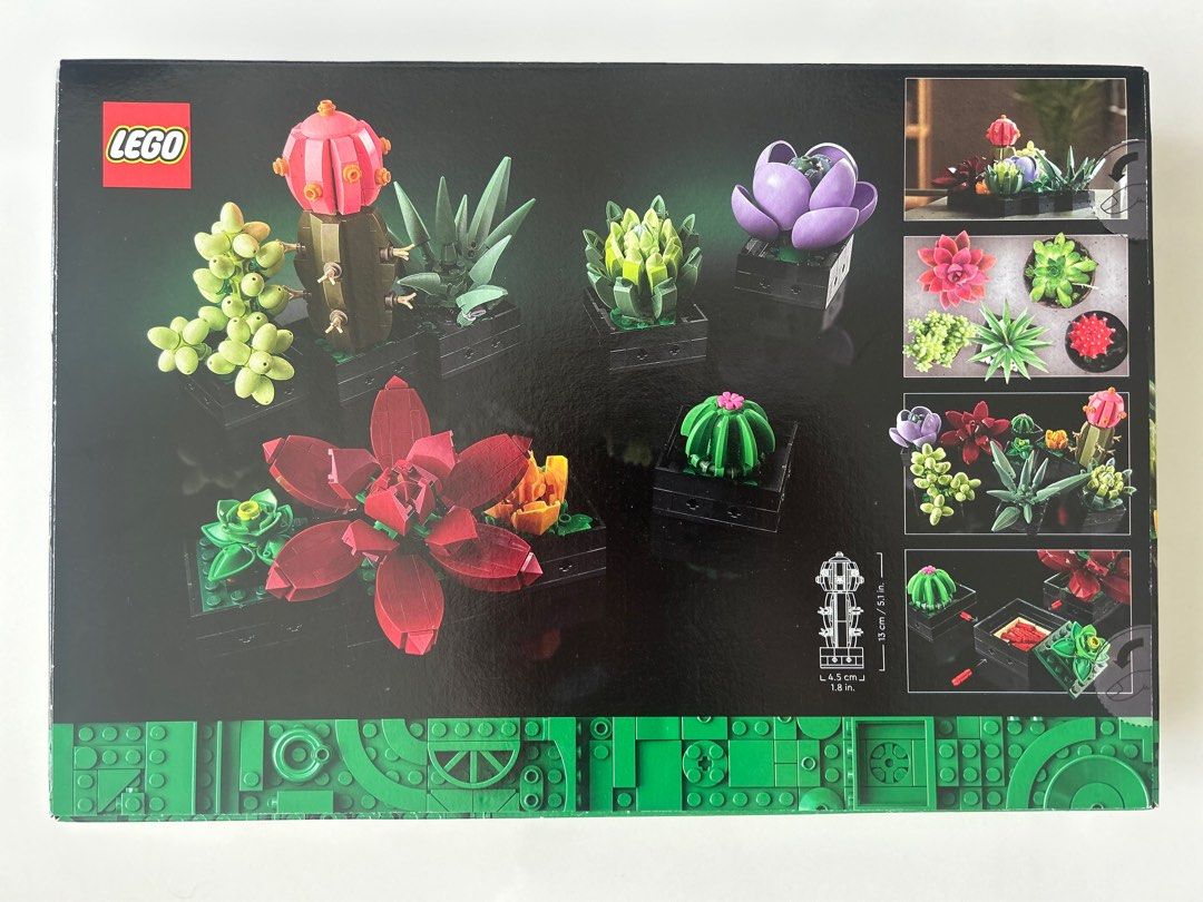 LEGO Botanical Collection Succulents Set 10309, Hobbies & Toys, Toys ...