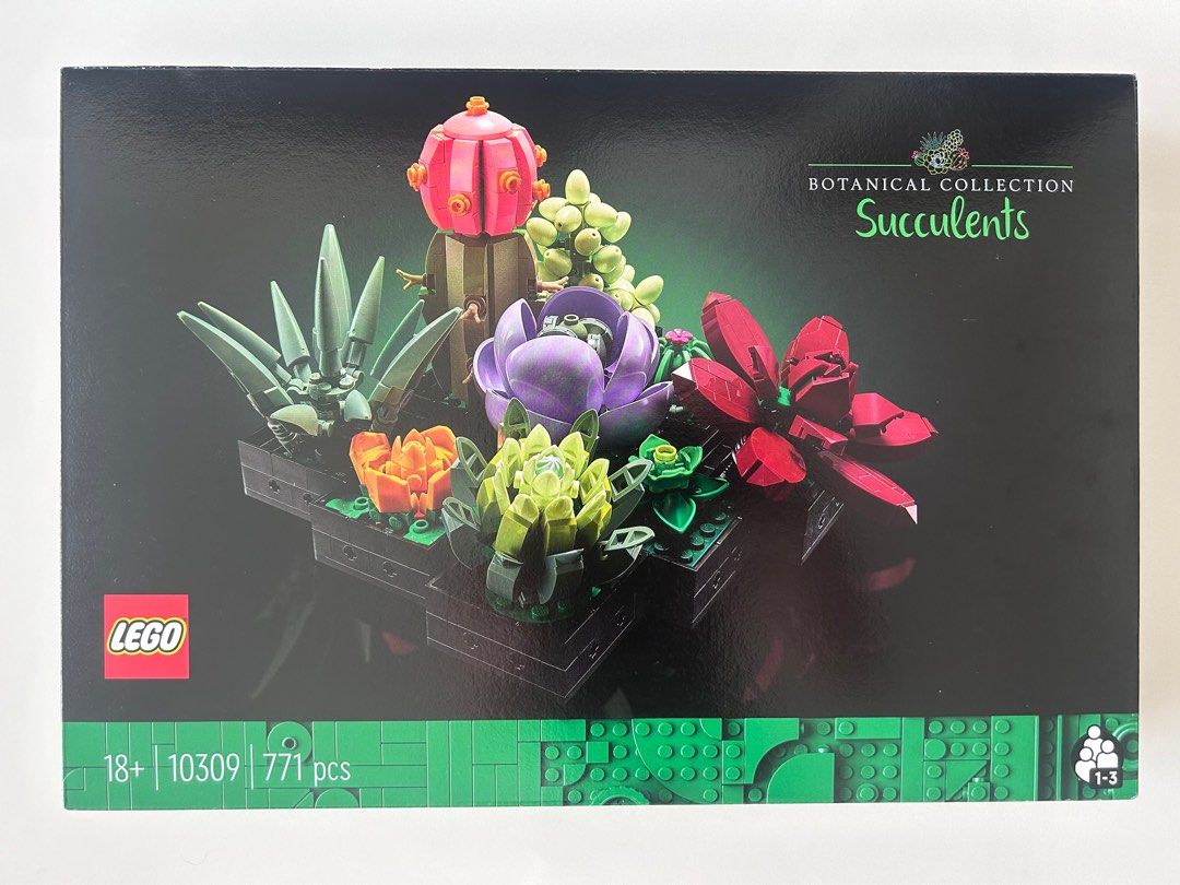 LEGO Botanical Collection Succulents Set 10309, Hobbies & Toys, Toys ...