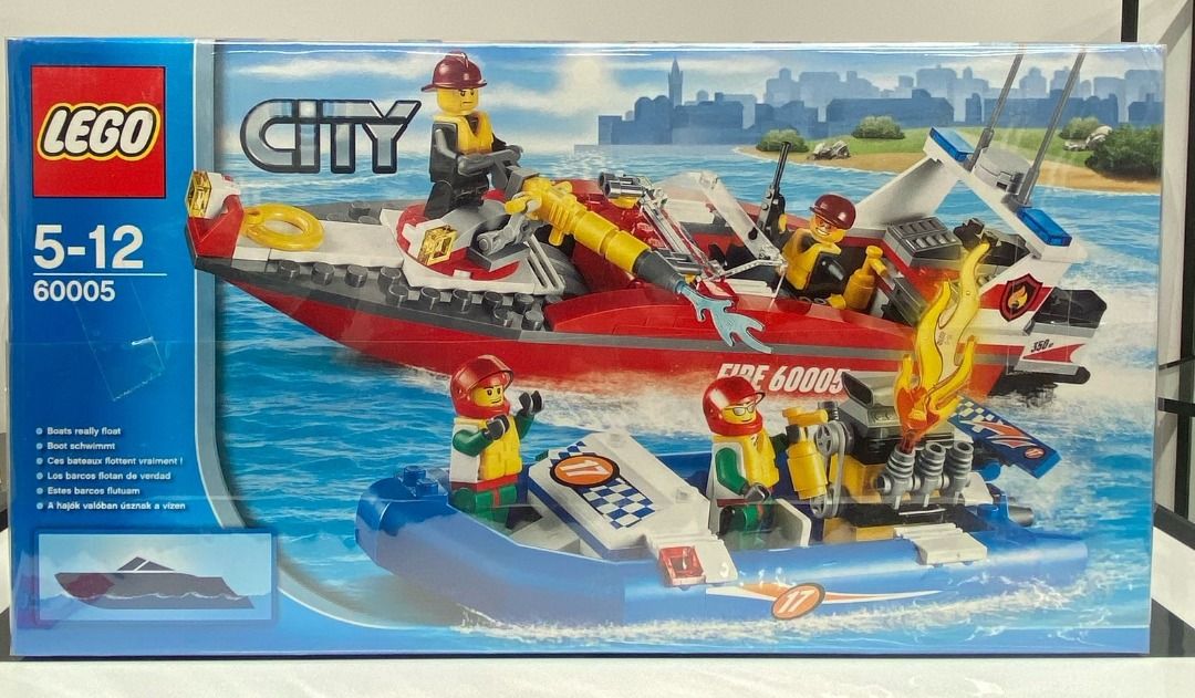 Lego City 60005 Fire Boat, Hobbies & Toys, Toys & Games on Carousell