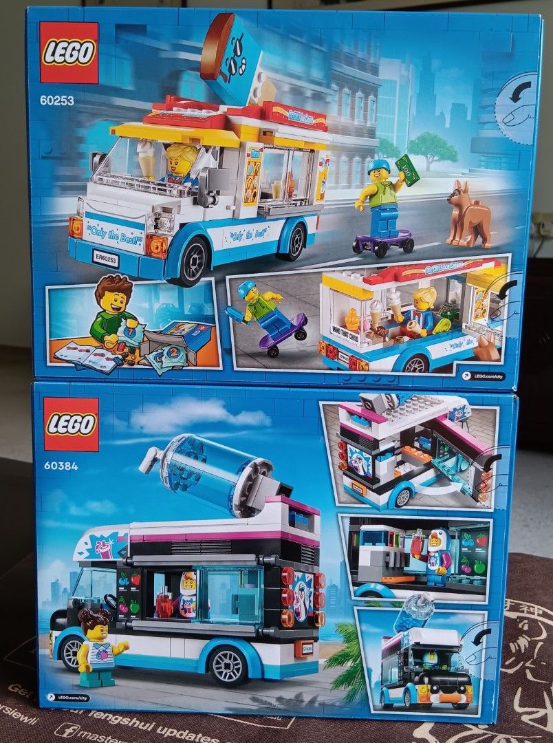 [Special] LEGO City Ice Cream Truck & Penguin Slushy Van, Hobbies ...