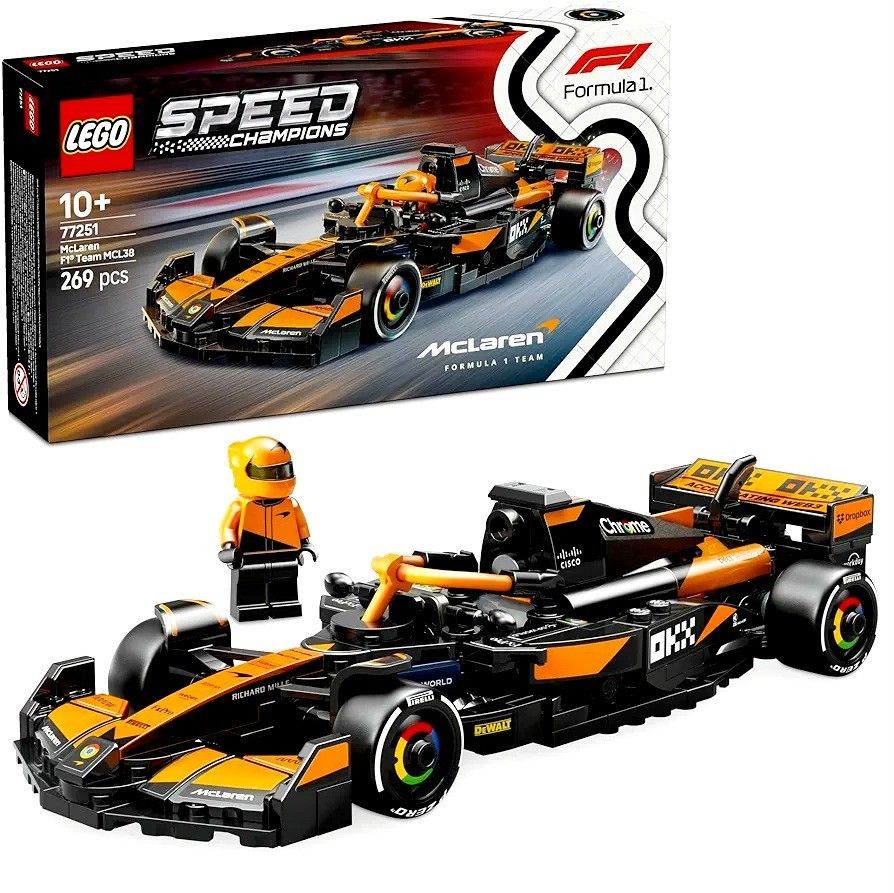 Lego Formula 1 Speed Champions McLaren F1 Team MCL38 Race Car ...