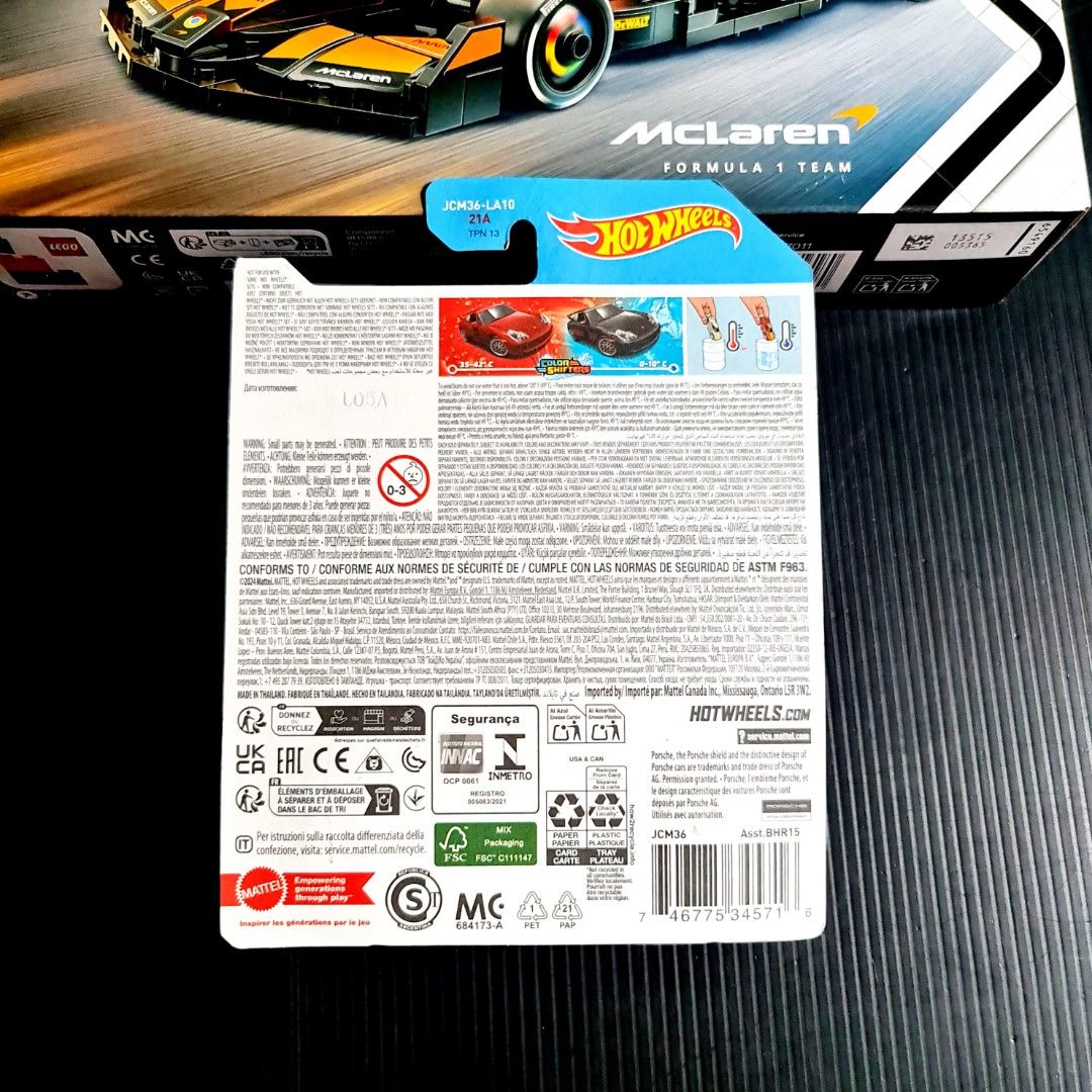 Lego Formula 1 Speed Champions McLaren F1 Team MCL38 Race Car ...