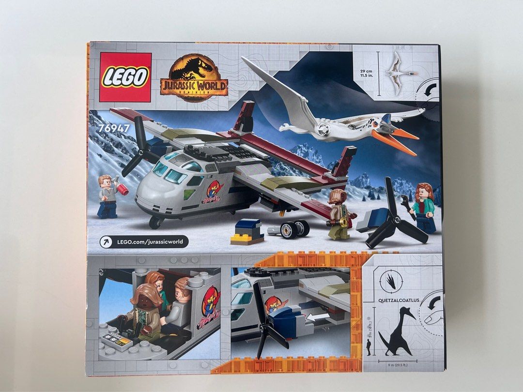 LEGO Jurassic World Quetzalcoatlus Plane Ambush 76947, Hobbies & Toys ...