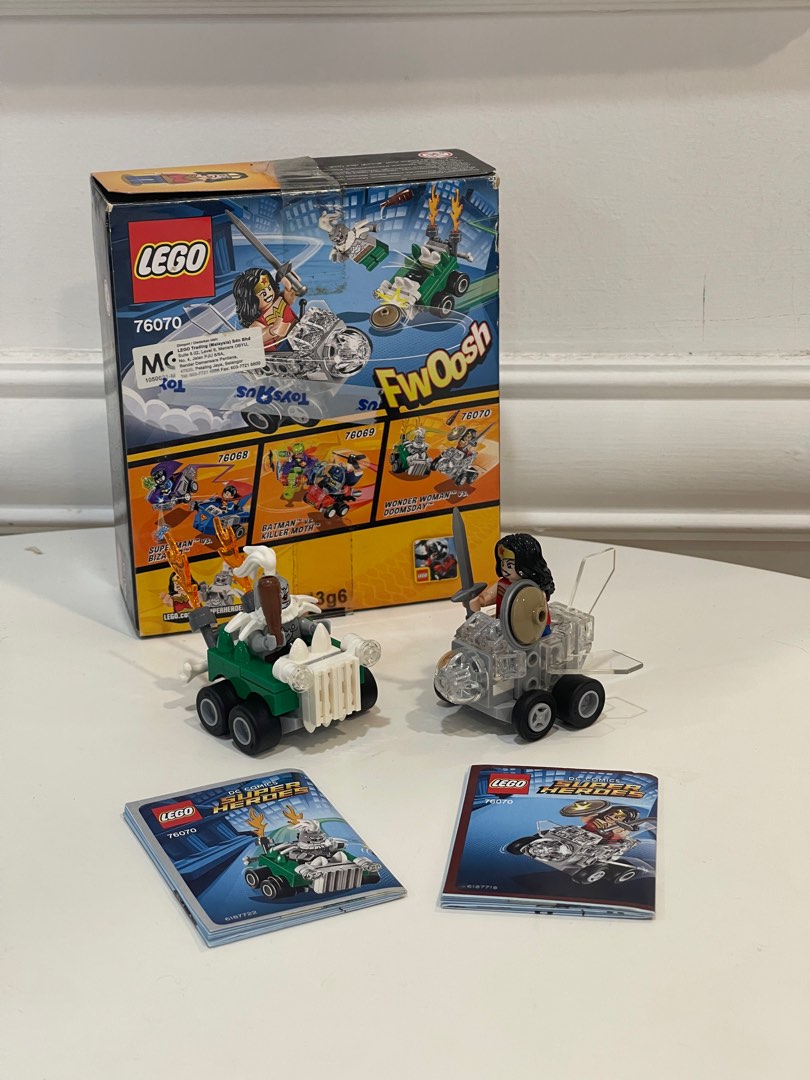 Lego Super Heroes Mighty Micros Wonder Woman vs Doomsday, Hobbies ...