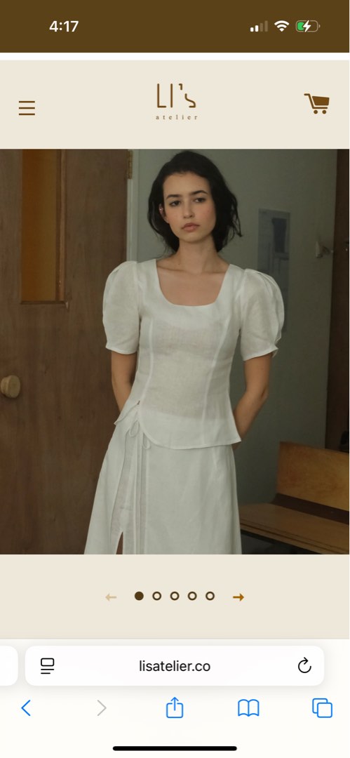 LI's Atelier x Debra Jane inverted pleat sleeve fitted top, Women's ...