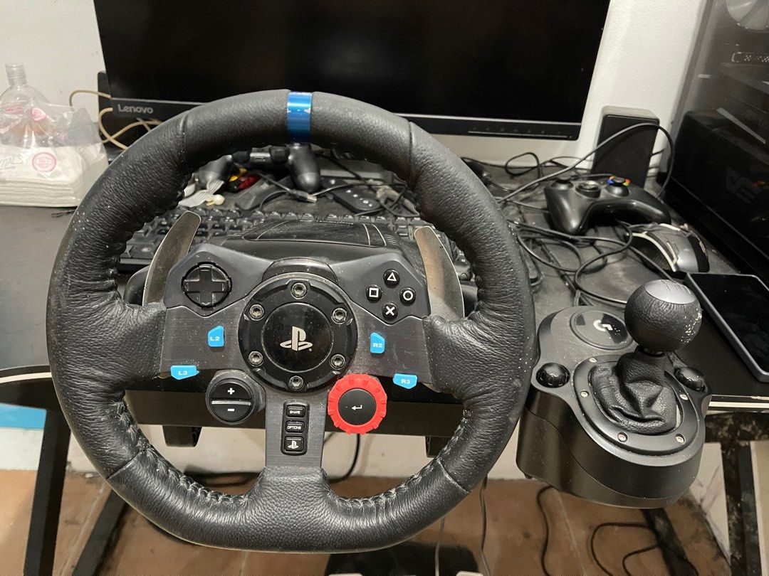 LOGITECH G29 DRIVING FORCE RACING WHEEL COMPLETE SET, Video Gaming ...