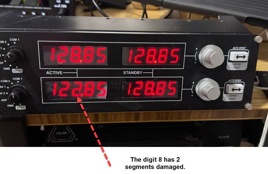 Logitech / Saitek Flight Radio Panel – Used, Fully Working Except 1 LED ...