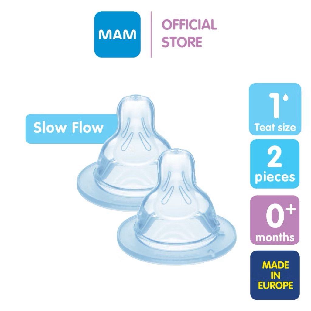 MAM Teats for Newborns SkinSoft Silicone Nipples for Baby Bottles ...