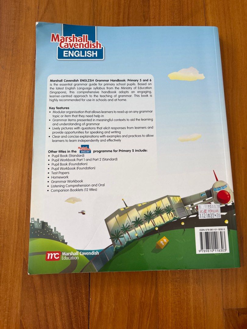 Marshall Cavendish Grammar Handbook Primary 5 & 6, Hobbies & Toys ...