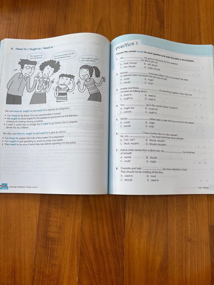 Marshall Cavendish Grammar Handbook Primary 5 & 6, Hobbies & Toys ...