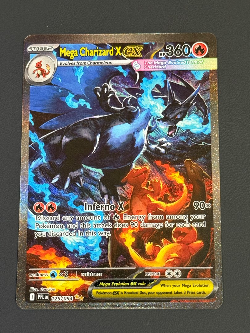 ME02 Mega Charizard X EX SIR Pokemon Card, Hobbies & Toys, Toys & Games ...