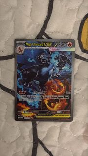Mega Charizard X EX (Gold) Pokemon Card to let go!, Hobbies & Toys ...