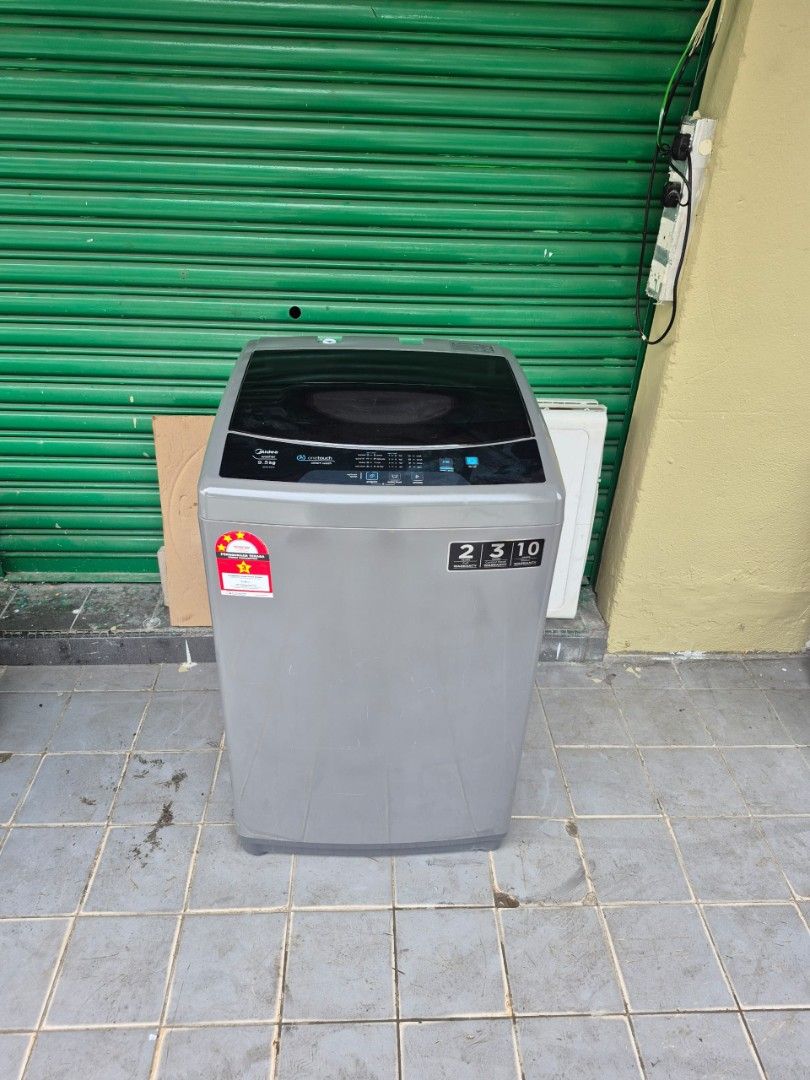 Midea 9.5kg Automatic top load Washing Machine MFW-952S Washer mesin ...