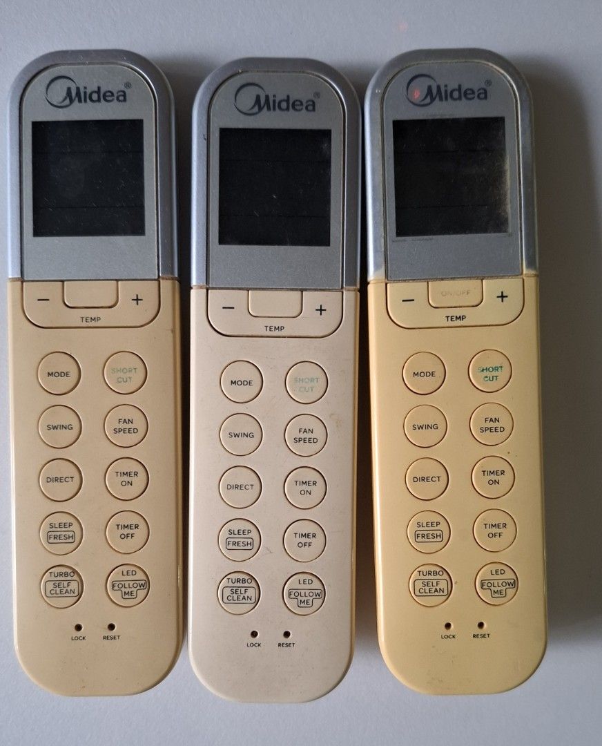 Midea Air Conditioner Remote Control RG36A1/BGCEF, TV & Home Appliances ...