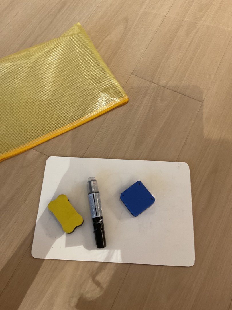 Mini Whiteboard Set with Accessories, Hobbies & Toys, Stationery ...