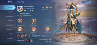 Mobile Legends Account - Mythic Medal, Video Gaming, Video Games ...