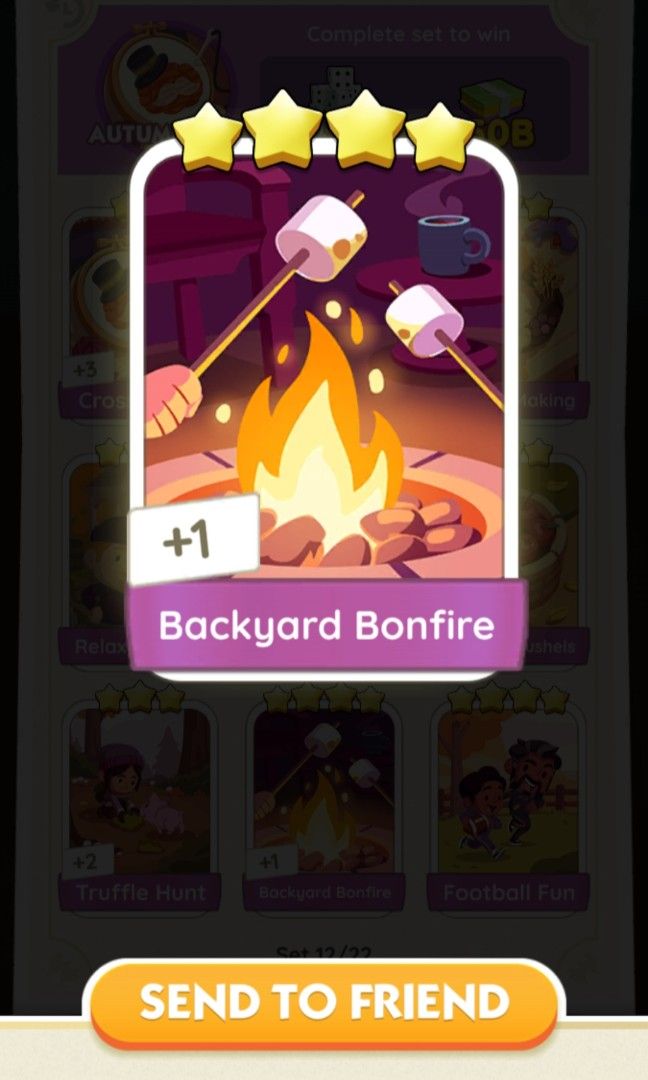 Monopoly Go - Backyard Bonfire, Hobbies & Toys, Toys & Games on Carousell