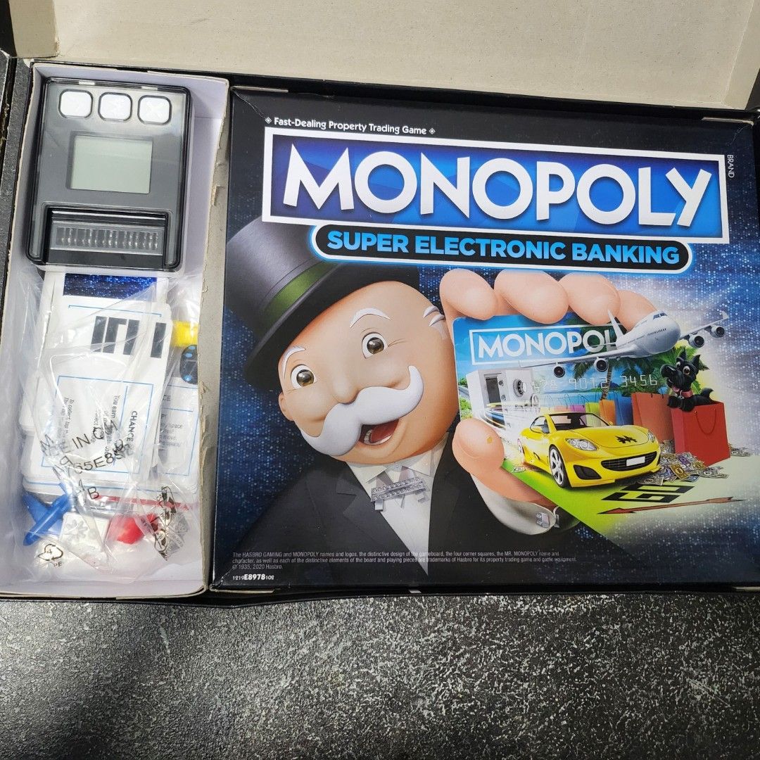 Monopoly Super Electronic Banking Board Game, Hobbies & Toys, Toys ...