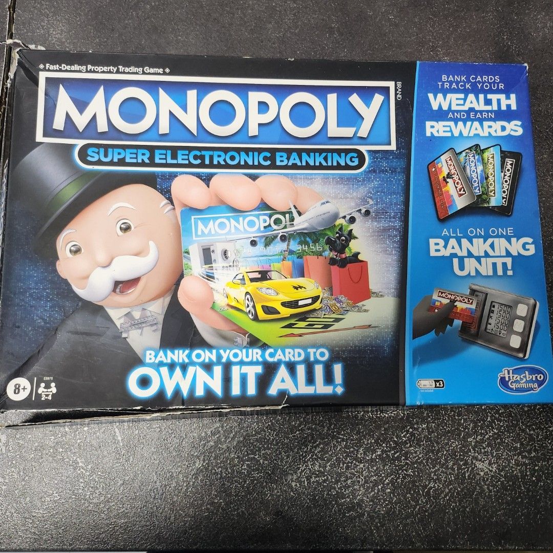Monopoly Super Electronic Banking Board Game, Hobbies & Toys, Toys ...