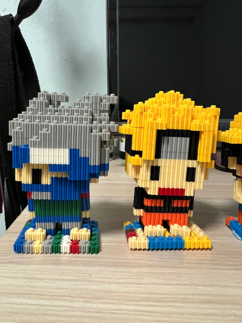 Naruto Kakashi and Naruto Building Blocks, Hobbies & Toys, Toys & Games ...