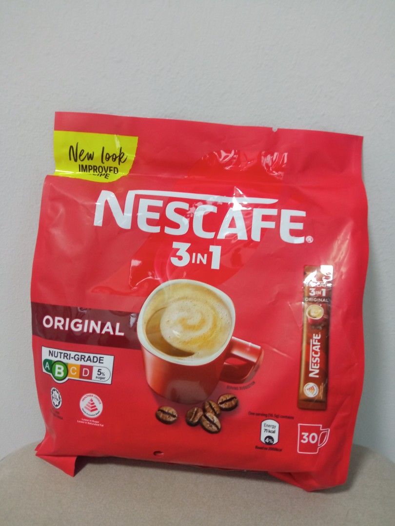 Nescafe 3-in-1 Original Coffee (30 sticks), Food & Drinks, Beverages on ...