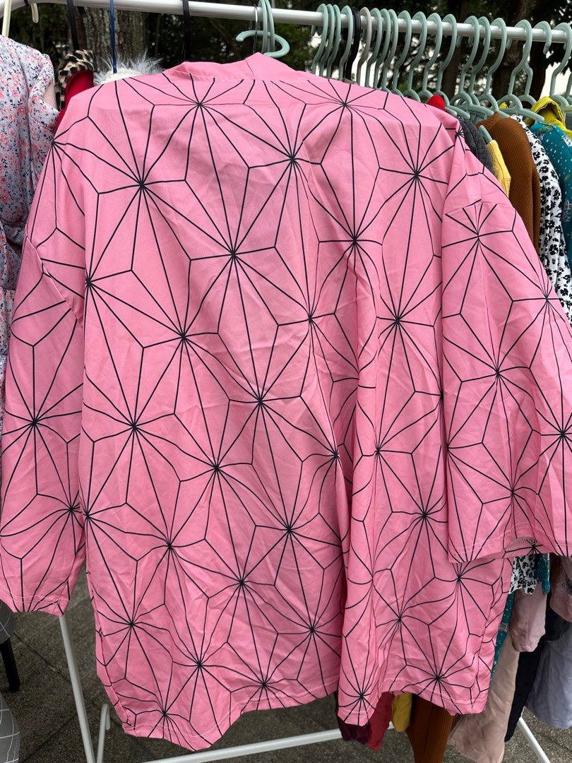 Nezuko Kamado (Demon Slayer) Cardigan - XL, Women's Fashion, Coats ...