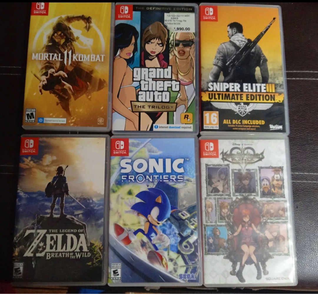 Nintendo Switch Games - Various Titles, Video Gaming, Video Games ...