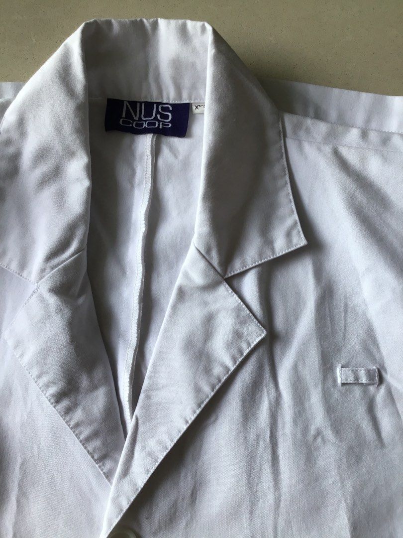 NUS Lab Coat - White, Women's Fashion, Coats, Jackets and Outerwear on ...