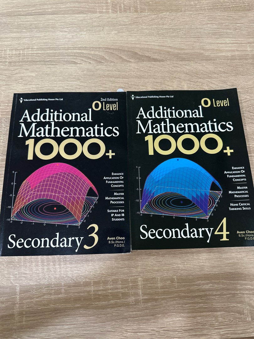 O Level Additional Mathematics 1000+ Secondary 3 & 4, Hobbies & Toys ...