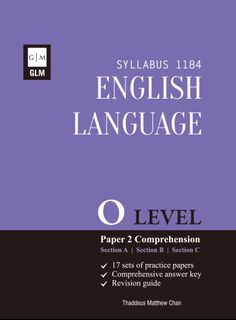 O Level English Language Paper 2 Comprehension Textbook, Hobbies & Toys ...