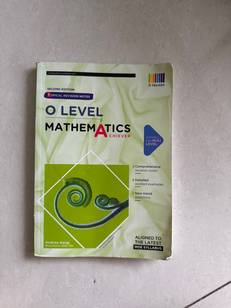 O Level Mathematics Achiever Topical Revision Notes, Hobbies & Toys ...