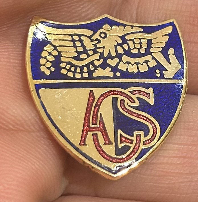 Old ACS enamel school badge. Made in England, Hobbies & Toys ...