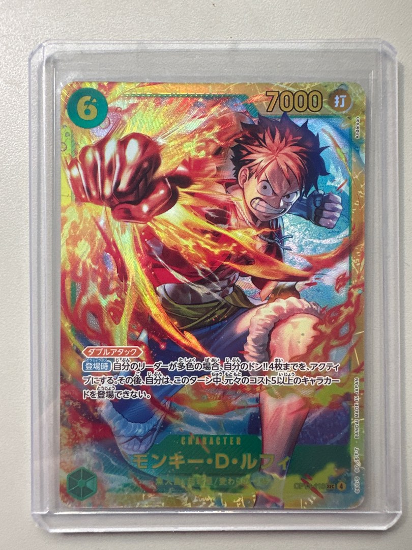 One Piece Card Game - Monkey D. Luffy, Hobbies & Toys, Toys & Games on ...