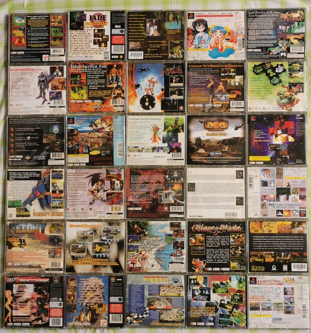 PlayStation 1 (PS1) Games - Various Titles, Video Gaming, Video Games ...